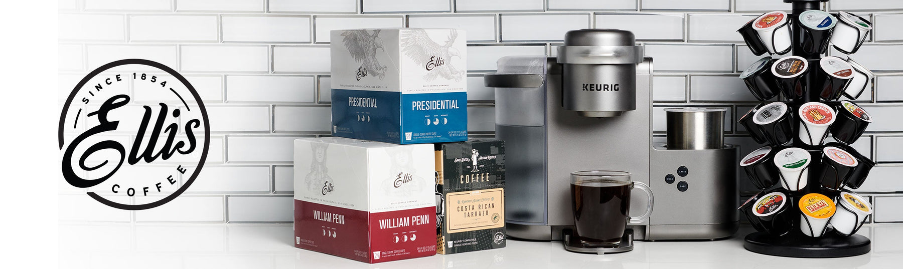 Buy Ellis Coffee Online - Philly Roasted Coffee Pods & Ground Coffee